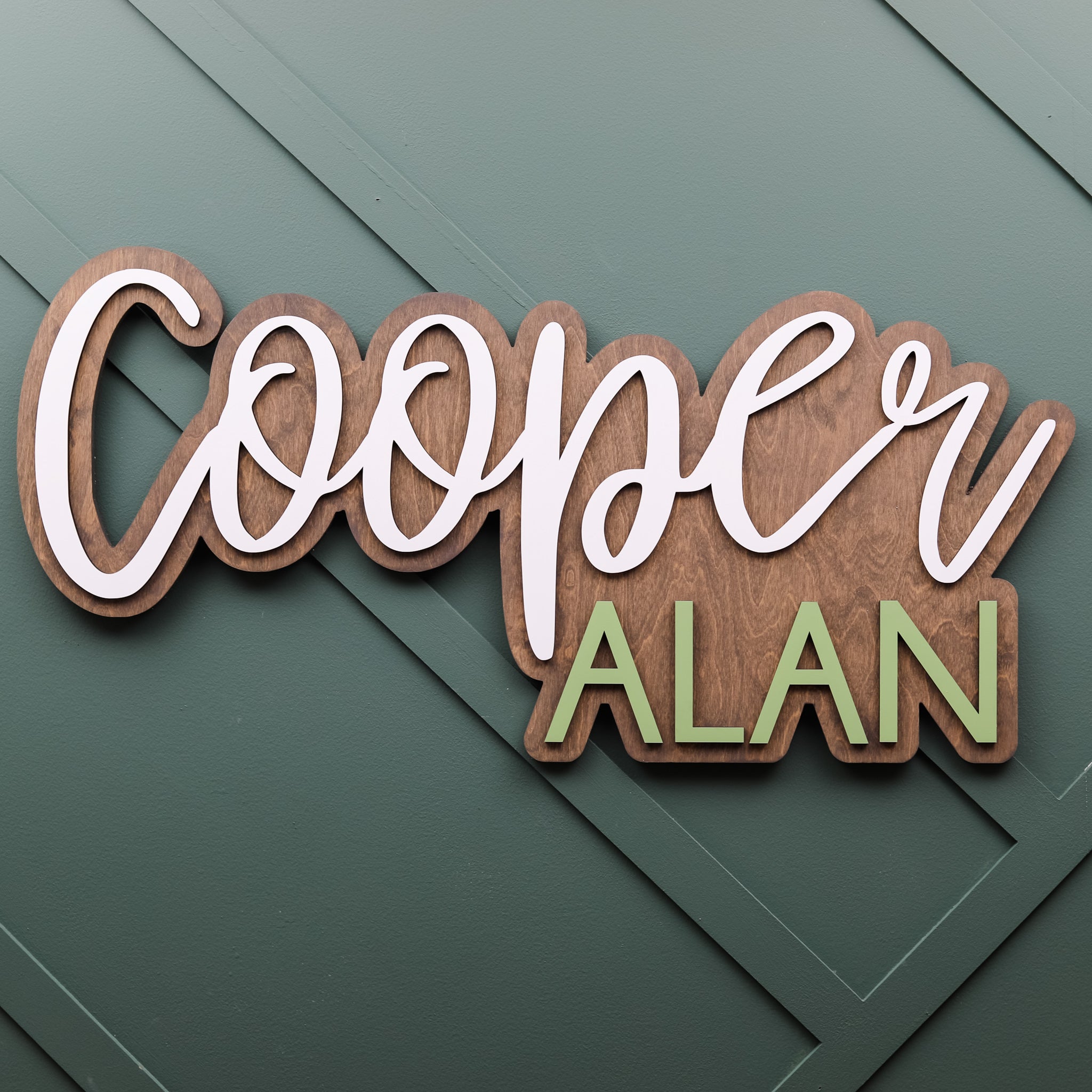 Cooper Alan Layered Sign – Hickory Hollow Designs