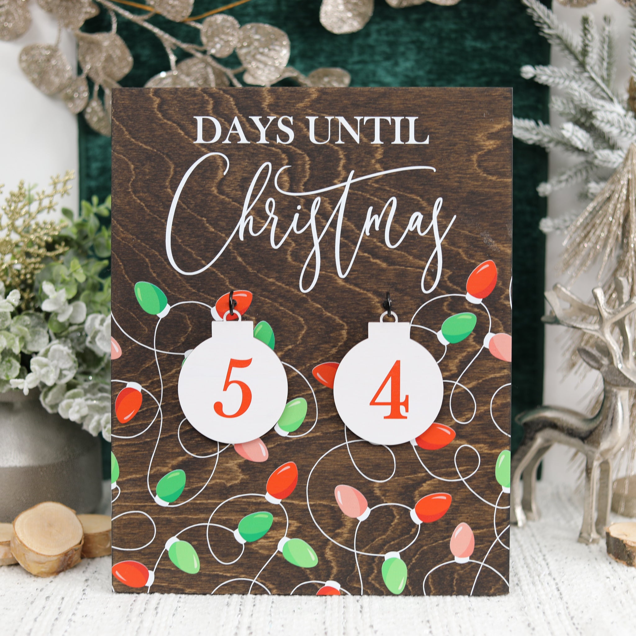 Christmas Light Strand Countdown – Hickory Hollow Designs