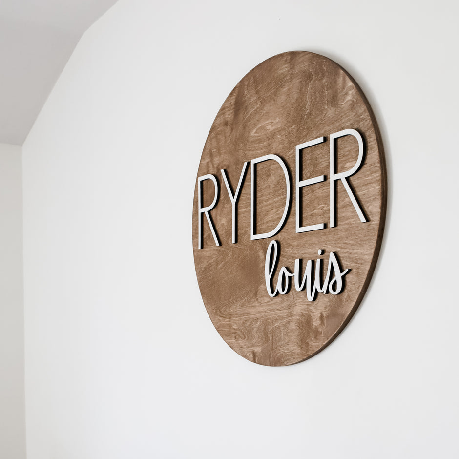 Round Name Signs – Page 2 – Hickory Hollow Designs